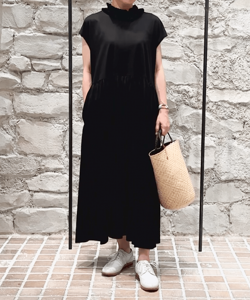 6.2 襟フリルカットソーワンピース — LA MARINE FRANCAISE