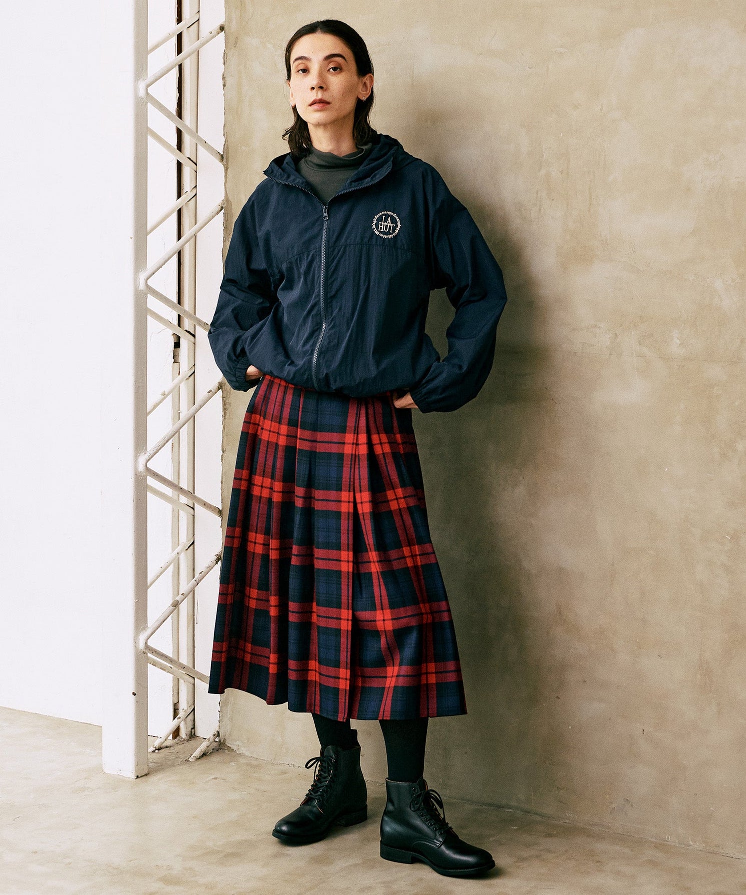 【O'Neil of Dublin】BASQUE SWING SKirt チェック — LA MARINE FRANCAISE